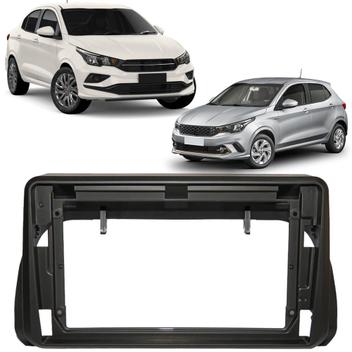 Moldura 2 Din Fiat Argo Cronos 9" Preto - Expex / Ludovico - Moldura do Painel - Magazine Luiza