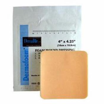 Molho de espuma 6X6 polegadas estéril 1 cada por DermaRite (pacote com ...