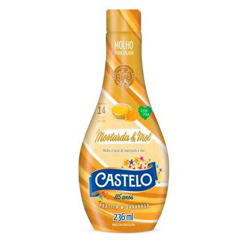 Molho de Mostarda e Mel Castelo 236ml - Molho para Salada - Magazine Luiza