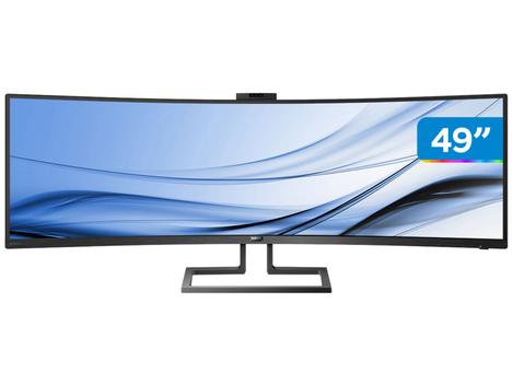 Monitor 60Hz DQHD Curvo SuperWide Philips 499P9H 49" DQHD 60Hz 5ms 2 ...