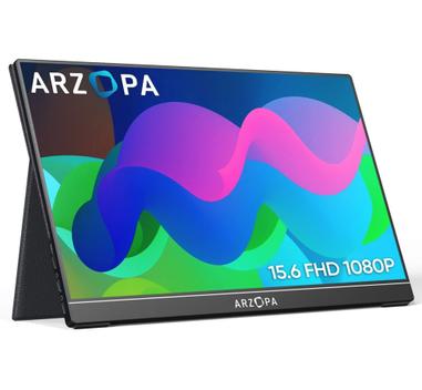 Monitor 60Hz Portátil ARZOPA A1 GAMUT 15.6'' FHD - 1080P - Monitor para ...