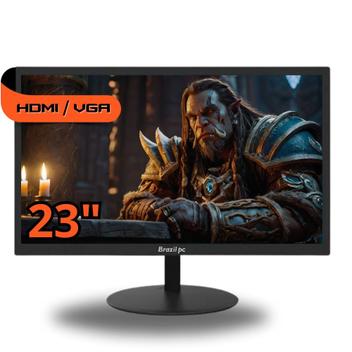 Monitor Brazil Pc 23'' LED, Full HD, Widescreen, HDMI/VGA, 60hz, 23w ...