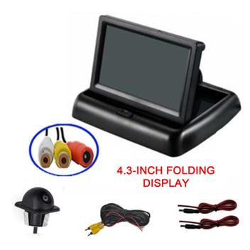 Monitor de carro Monitor de 4.3in Para Câmera de Visão Traseira ...