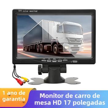 Monitor De Carro TFT HD De 7 Polegadas Com Tela 169 Com Entrada De ...