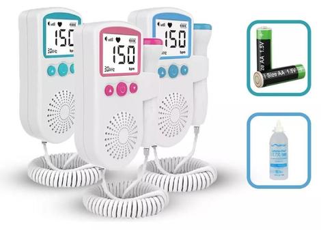 Monitor De Frequência Cardíaca Bebe Fetal Doppler JSLT501 AZUL ...