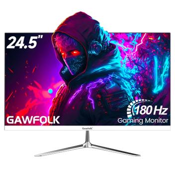 Monitor de jogos Gawfolk 24,5 polegadas FHD 1080P 180 Hz sRGB 100% ...