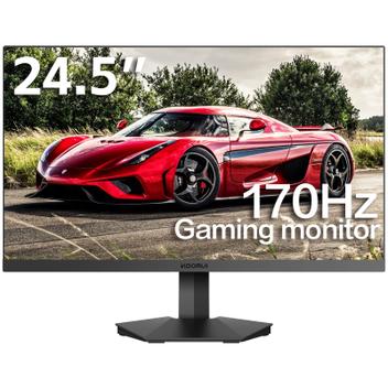Monitor de jogos KOORUI 24,5 polegadas FHD 170 Hz 1ms G-Sync FreeSync ...