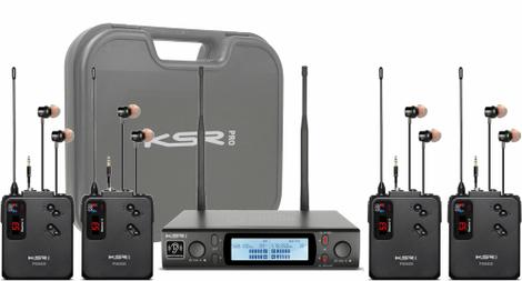 Monitor de palco quadruplo Ponto Sem Fio In Ear Ksr Psm 400 4 - KSR PRO ...