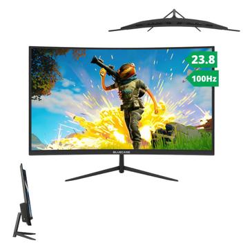 Monitor gamer 23,8" preto curvo optigamer pro bm24ffh3gc bluecase ...