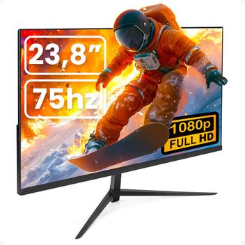 Monitor Gamer Full HD 75Hz 110v/220v PC Led 23.8" 1ms Fino - Tomate ...