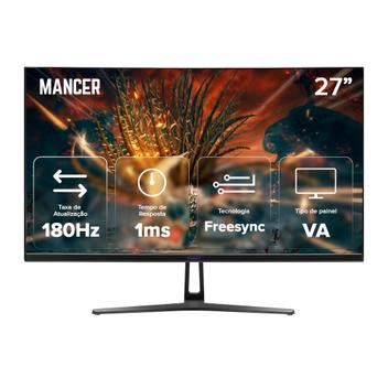 Monitor Gamer Mancer Valak VX3, 27 Pol, VA, Curvo, 2K, 1ms, 180Hz ...