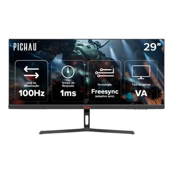 Monitor Gamer Pichau Nexus W29, 29 Pol, VA, Ultrawide, WFHD, 1ms, 100Hz, FreeSync, HDMI/DP, PG ...