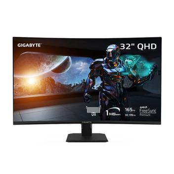 Monitor GIGABYTE GS32QC de 32 polegadas VA Curvo QHD 2560x1440 ...