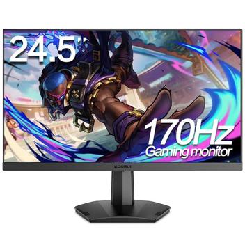 Monitor KOORUI 24,5 polegadas FHD 170 Hz/144 Hz 1ms GTG Freesync ...