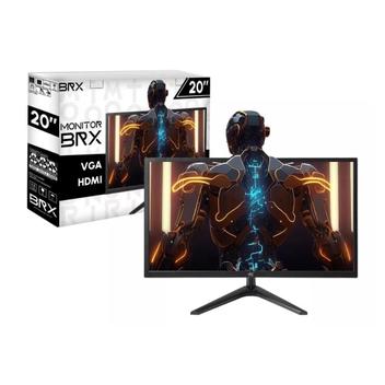 Monitor Led 20 Polegadas Slim HDMI VGA Widescreen 60hz Bivolt Brx Preto ...
