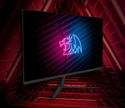 Monitor led gamer redragon ruby 23,6" 1650hz 1ms freesync gm3ca236 ...