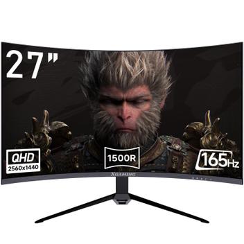 Monitor Memzuoix Curvo QHD de 27 polegadas 2560x1440 165 Hz - Monitor ...