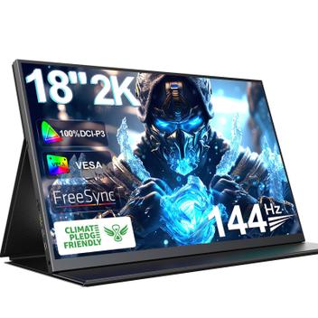Monitor Portátil para Jogos UPERFECT UGame K118 - 2K 144Hz - 18 ...