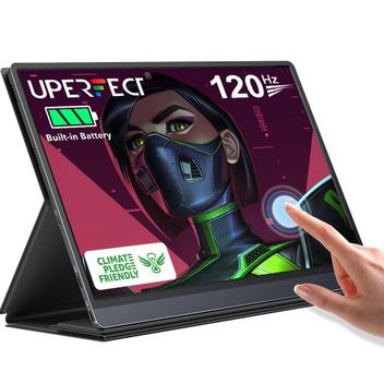 Monitor Portátil UPERFECT 15,6" - Tela Sensível ao Toque 120Hz FHD IPS ...