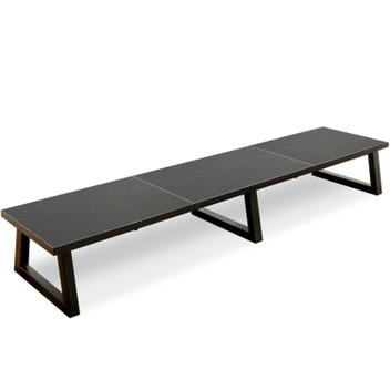 Monitor Riser TEAMIX preto de 42 polegadas em madeira e aço - Peças ...