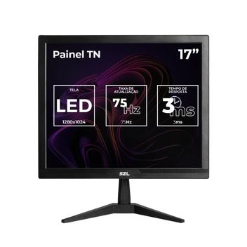 Monitor SZL17, 17 Pol, TN, HD, 3ms, 75Hz, HDMI/VGA, SZL-SZL17-BL01 ...