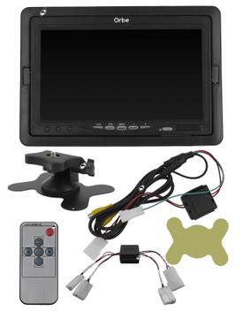 Monitor Tela Painel 7" Polegadas Orbe 2 Entradas Vídeo 12V e 24V Carro ...