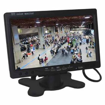 Monitor Tela Veicular 7 Polegada Portátil Colorido Para Câmera De Ré ...