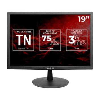 Monitor TGT ST19G, 19 Pol., TN, HD, 3ms, 75Hz, HDMI, TGT-ST19G-BL01 ...