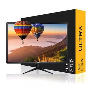 Monitor Ultra Led 19'' 60hz Hd Hdmi Vga Wide Preto 110v/220v - Monitor ...