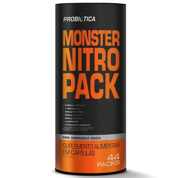 Monster Nitro New Power Formula 44 Packs Probiótica - BCAA - Magazine Luiza