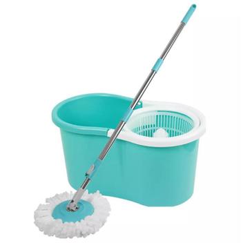 Mop Giratório Esfregão Balde 9 Litros Cabo Refil Microfibra - KALA ...