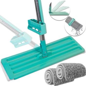 Mop Rodo Inteligente com Rotação 360 com 2 Refis Ideal para Limpeza ...