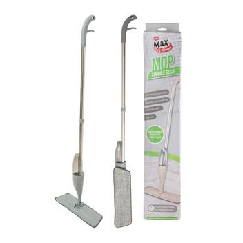 Mop spray 350 ml aco inox, plastico pp e dacron 123 cm x 37,5 cm x 9,5 ...
