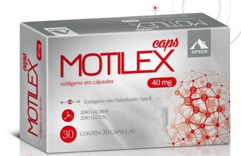 Motilex Caps 40mg 60 Cápsulas Colágeno Tipo 2 Apsen - Colágeno ...