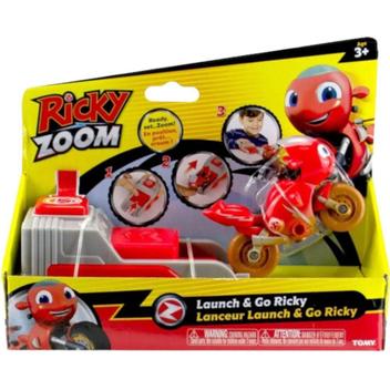 Moto Motinho Ricky Zoom Figura Lançador Launch & Go Ricky - Sunny ...