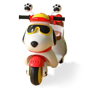 Motoca Elétrica Infantil Moto Pet Snoop Elétrica para Menino e Menina ...