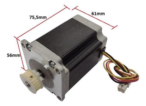 Motor De Passo Nema 23hs 22kg - 03 Unidades ( Com Garantia ) - Passa ...