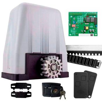Motor Para Portão Eletrônico DZ4 SK 36 1/3 de HP 800kg Rossi 6 Metros de Cremalheira (220 ...