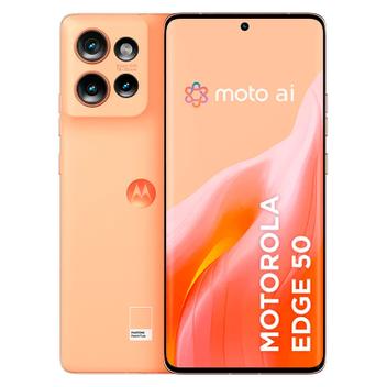 Motorola Edge 50 5G 512GB 12GB RAM Dual SIM Tela 6.7" - Peach Fuzz - Motorola - Magazine Luiza
