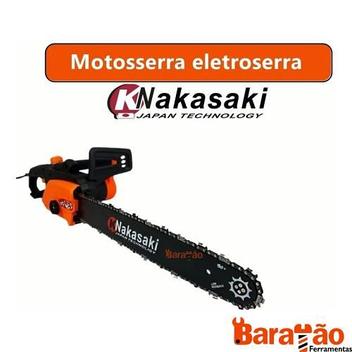 Motoserra Elétrica Profissional 2000w Alta Potencia! NAKASAKI - Motosserra - Magazine Luiza