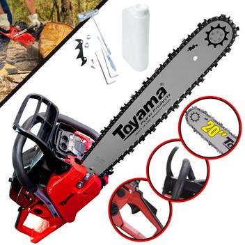 Motosserra Profissional À Gasolina Toyama TCS58F-G2 55cc 3,2HP 12.500rpm Motor 2 Tempos Robusta ...