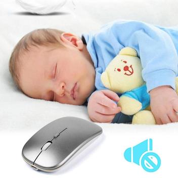 Mouse Bluetooth E Wireless USB Recarregável Sem Fio Macio Celular ...