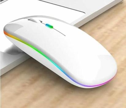 Mouse Bluetooth RGB Led Recarregável 2,4 Ghz Led Wireless - 9H - Mouse ...