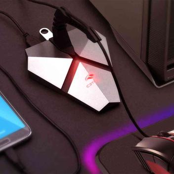 Mouse Bungee C3Tech C/ Led Usb 2.0 Hub Leit Microsd Mb-200Si - C3 TECH ...