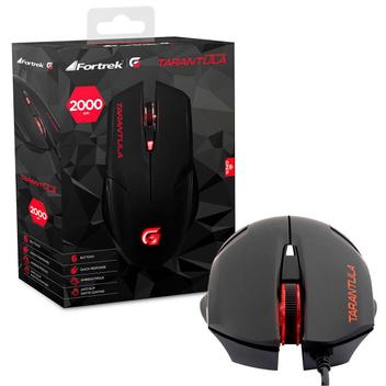 Mouse Gamer Fortrek Tarantula Om702 Usb Preto 2000 Dpi - Mouse Gamer ...