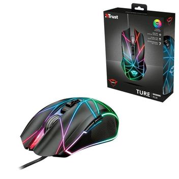 Mouse Gamer Trust Gxt 160x Ture 4500dpi Rgb 7 Botoes T23797 - Mouse ...