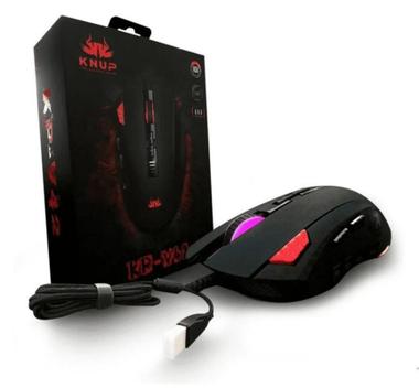 Mouse Gamer Usb Macro Programável Rgb 5000Dpi Kp-V42 - Knup - Mouse ...