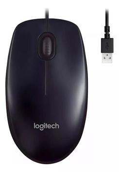 Mouse Logitech M90 USB Plug and Play Original Com 3 Anos de Garantia ...