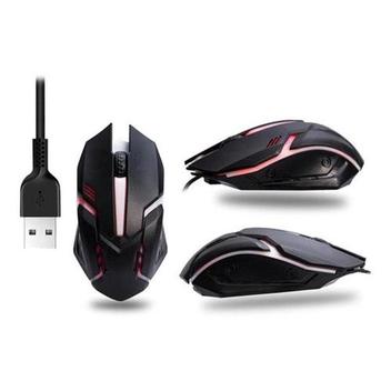 Mouse Óptico Gamer Usb Com Fio 1,25m Led Colorido Vision - Mouse Gamer ...