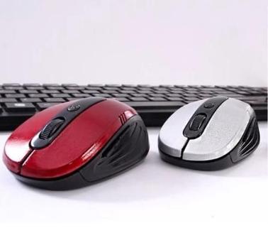 Mouse Óptico Wireless Sem Fio 2.4Ghz Receptor USB 6 Botões - Lehmox ...